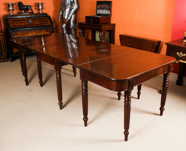 Antique Regency Metamorphic Dining Table Manner of Gillows 19th C For ...