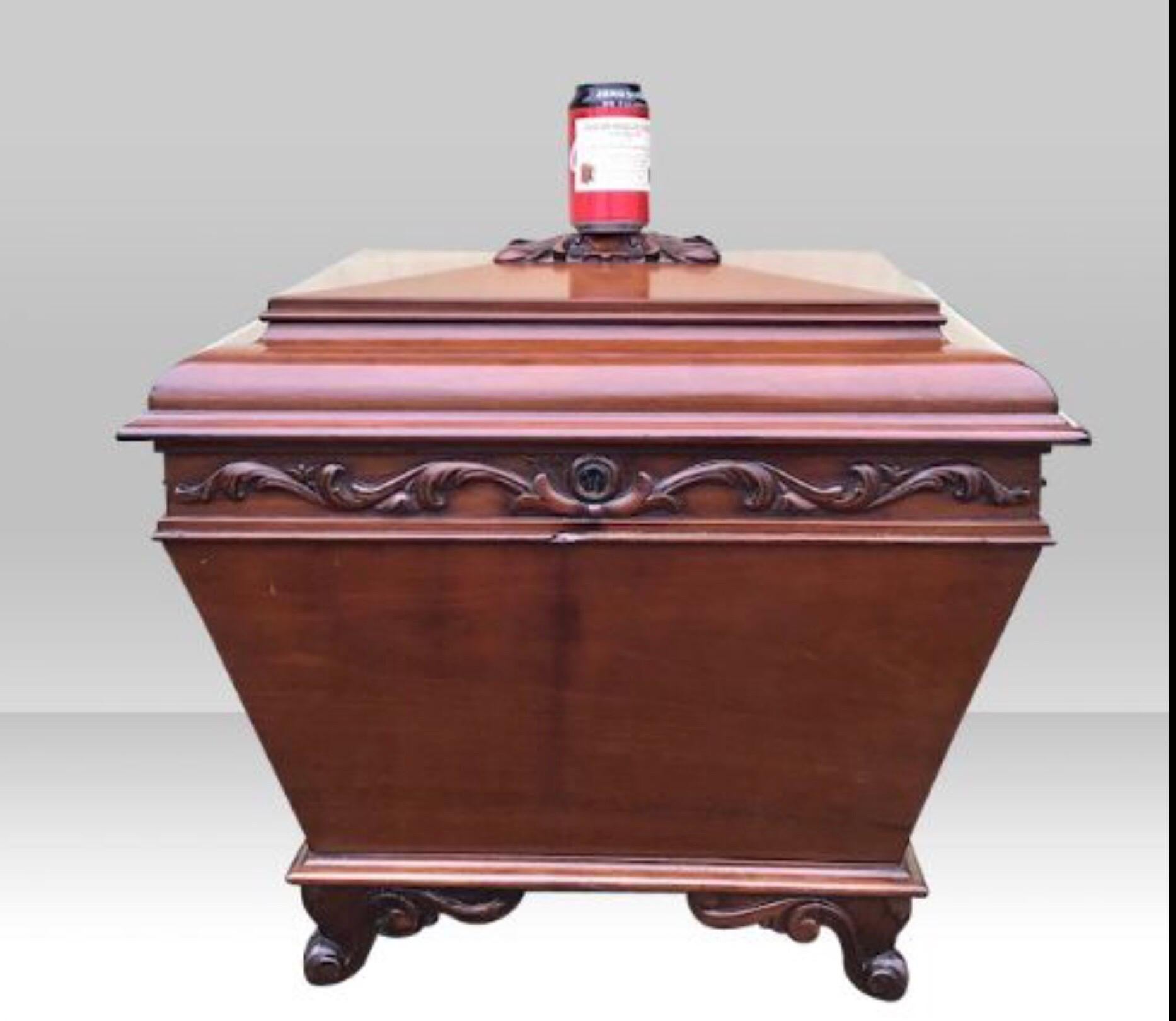 Antique Mahogany Wine Cooler Cellarette For Sale at 1stDibs | antique ...
