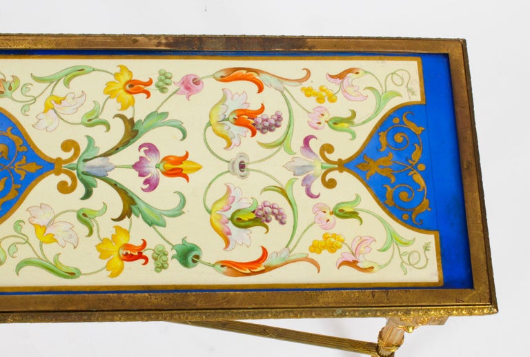 Antique Regency Revival Ormolu Mounted Table Display Stand Late 19th C ...