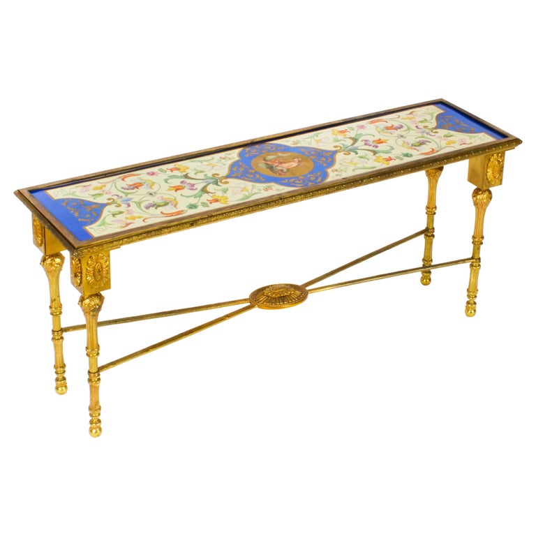 Antique Regency Revival Ormolu Mounted Table Display Stand Late 19th C ...