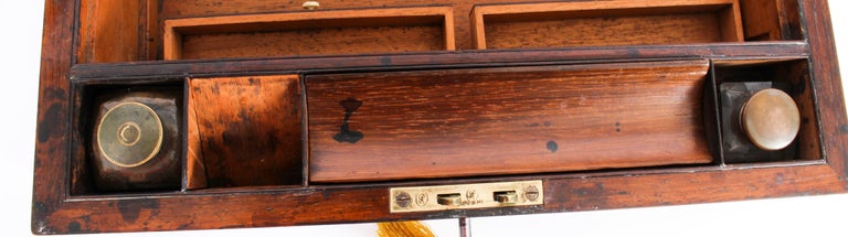 Antique Regency Rosewood Writing and Stationery Slope, 19th Century at ...