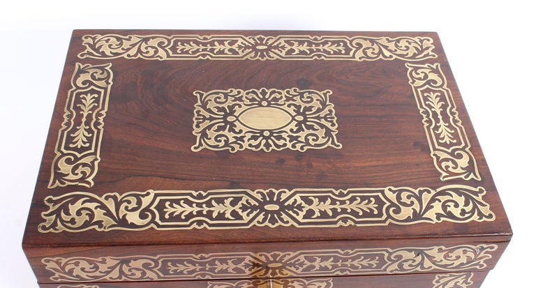 Antique Regency Rosewood Writing and Stationery Slope, 19th Century at ...