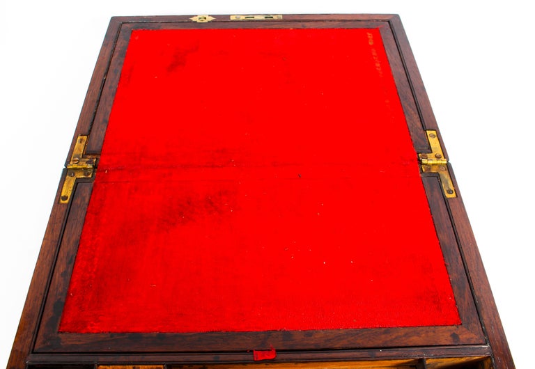 Antique Regency Rosewood Writing and Stationery Slope, 19th Century at ...