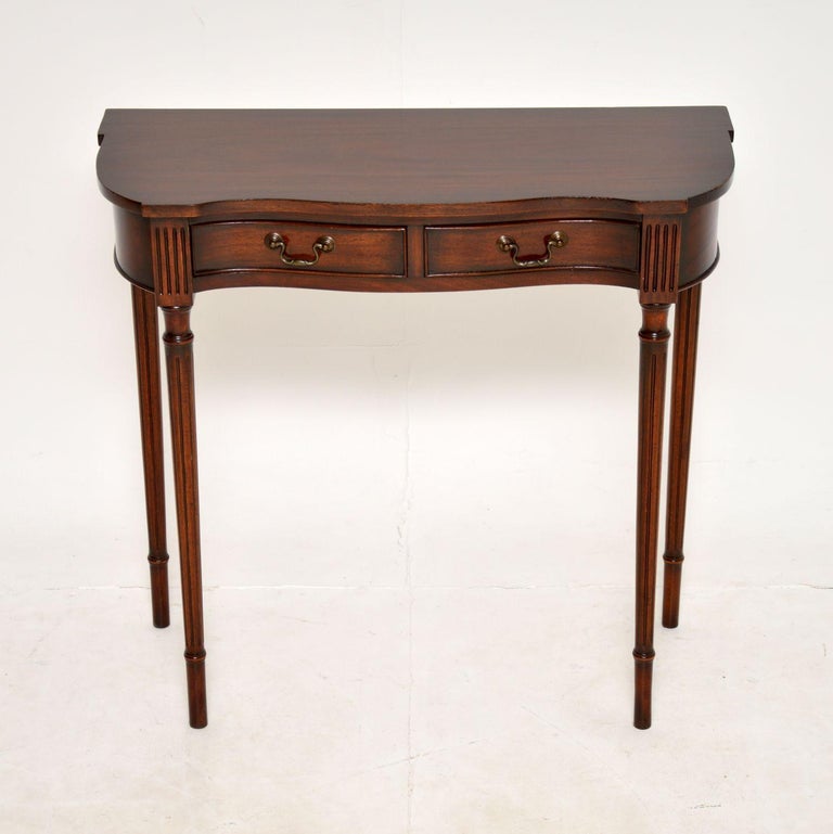 Antique Regency Style Console Side Table at 1stDibs
