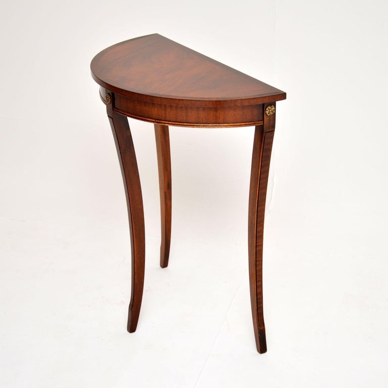 Antique Regency Style Console Side Table For Sale at 1stDibs