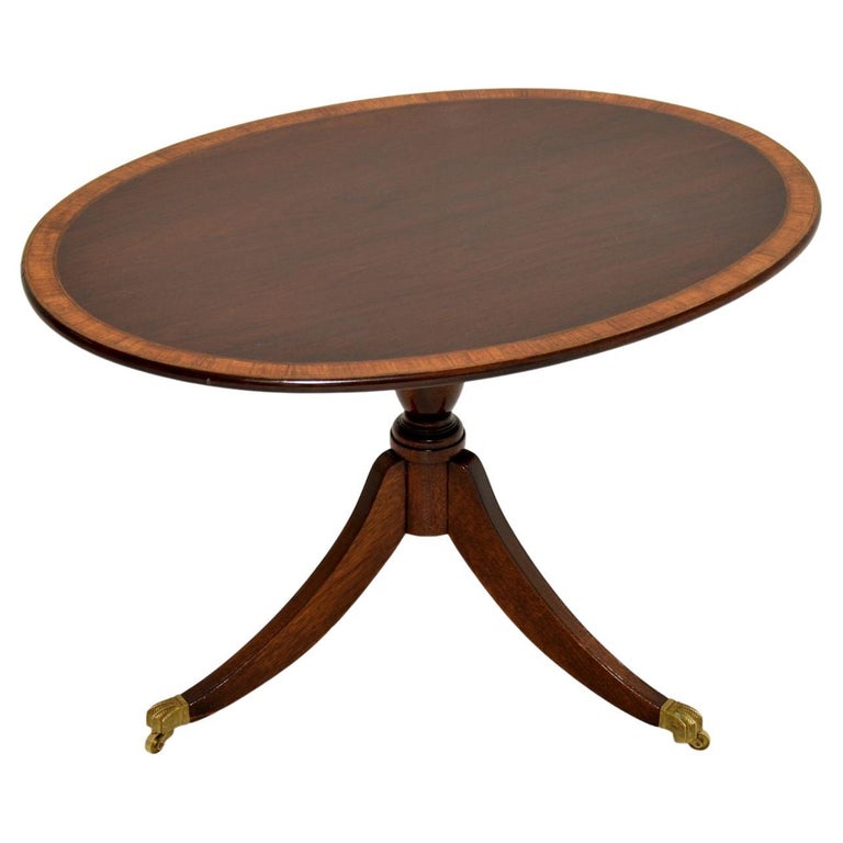 Antique Regency Style Inlaid Coffee Table at 1stDibs