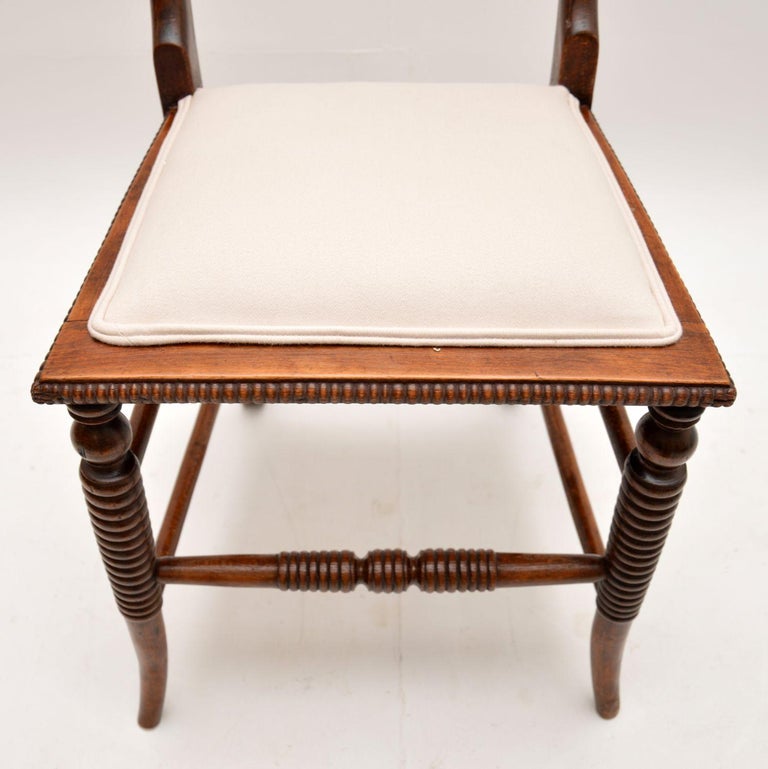 Antique Regency Wooden Side Chair For Sale at 1stDibs