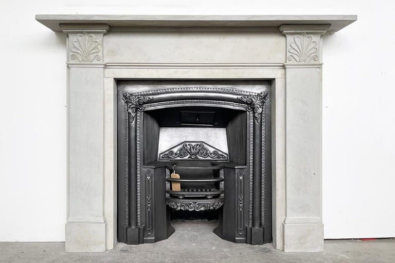 Antique Regency York Stone Fireplace Surround For Sale at 1stDibs