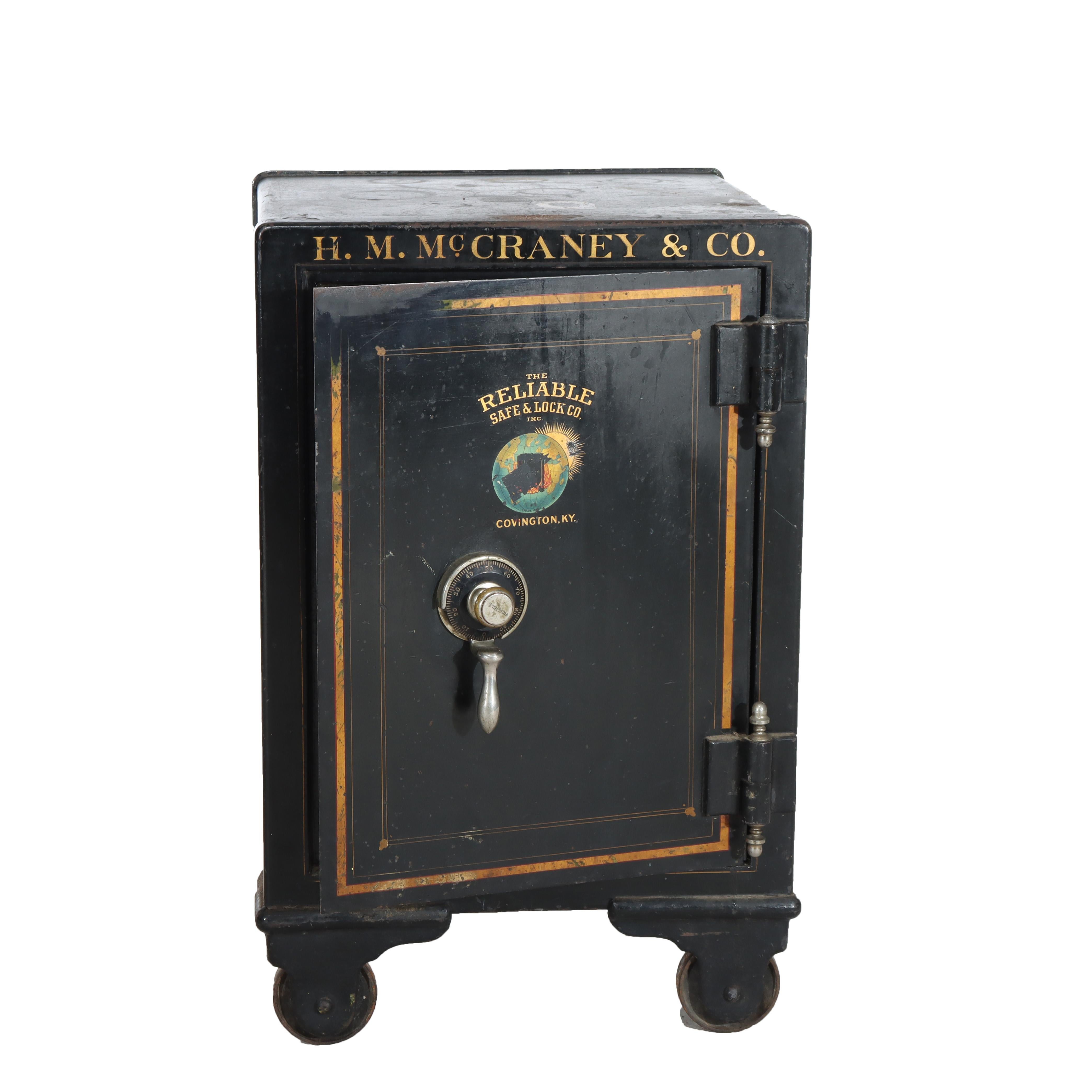 Antique Reliable Safe and Lock Co. Floor Safe, Covington, KY C1890 For ...