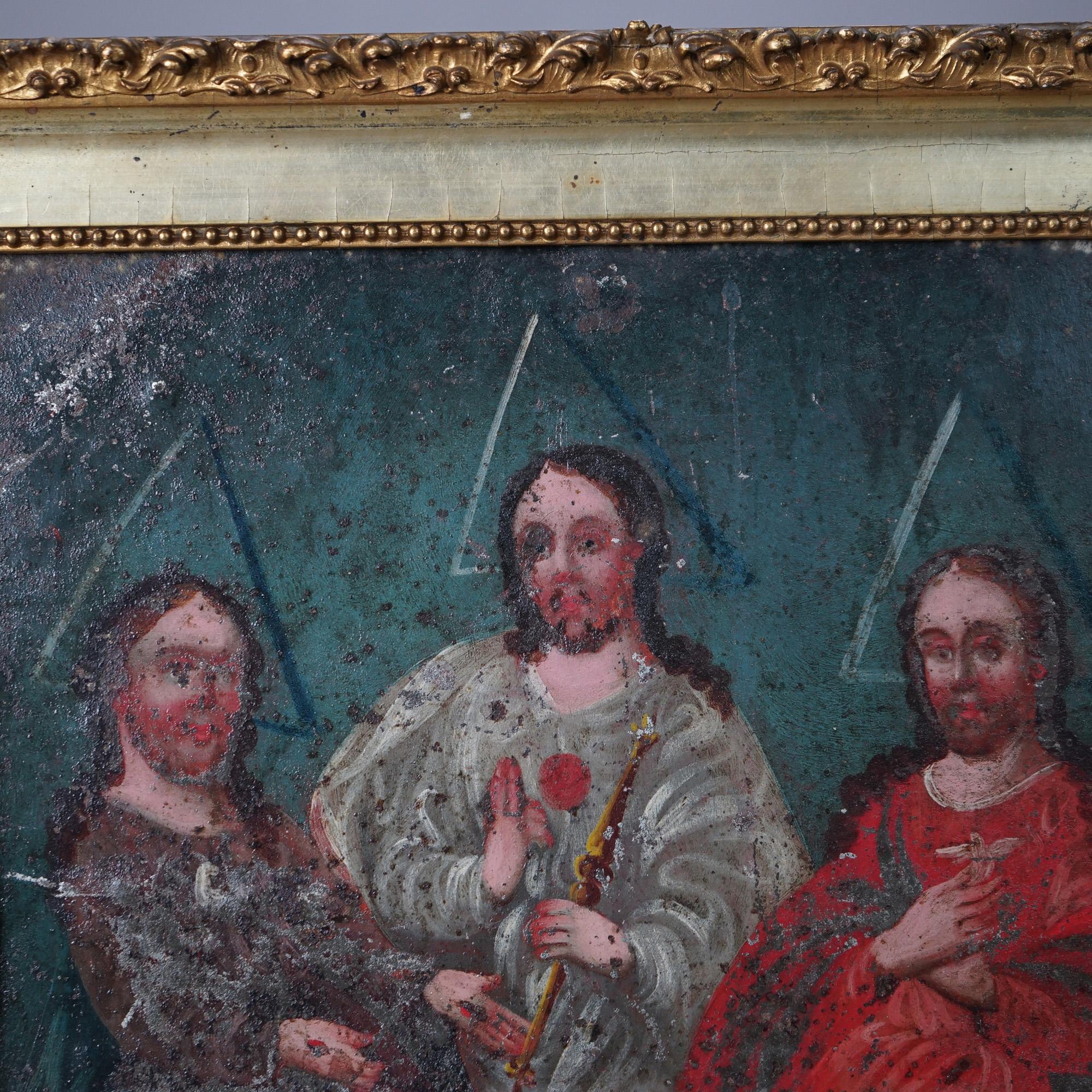 Antique Religious Russian Icon, Oil on Board, 19th Century For Sale at 1stDibs | antique russian ...