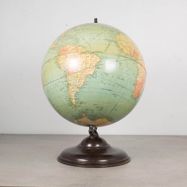 Antique Replogle Standard Globe, circa 1930 For Sale at 1stDibs | 1930s ...
