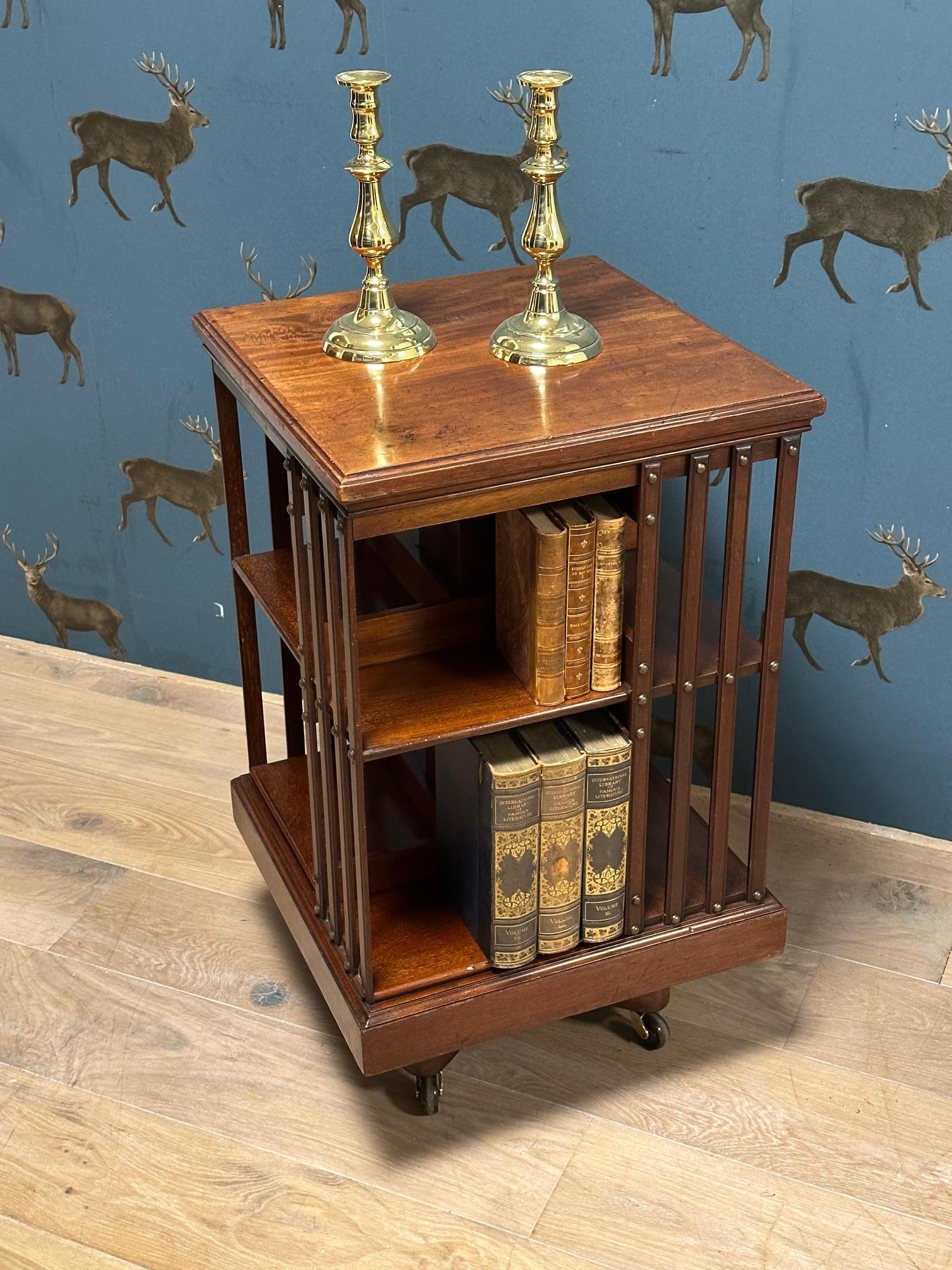 Antique revolving bookcase For Sale at 1stDibs