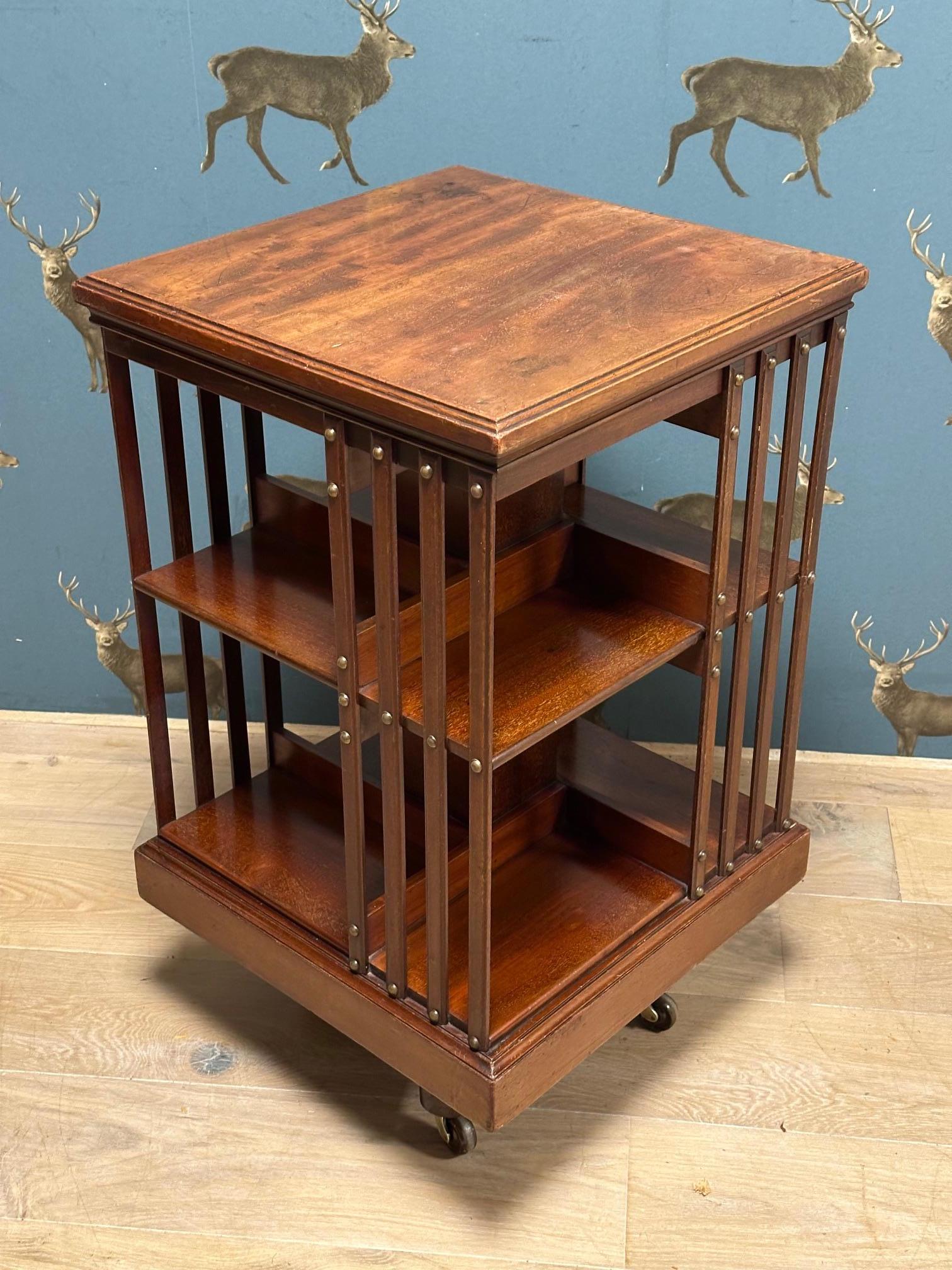 Antique revolving bookcase For Sale at 1stDibs