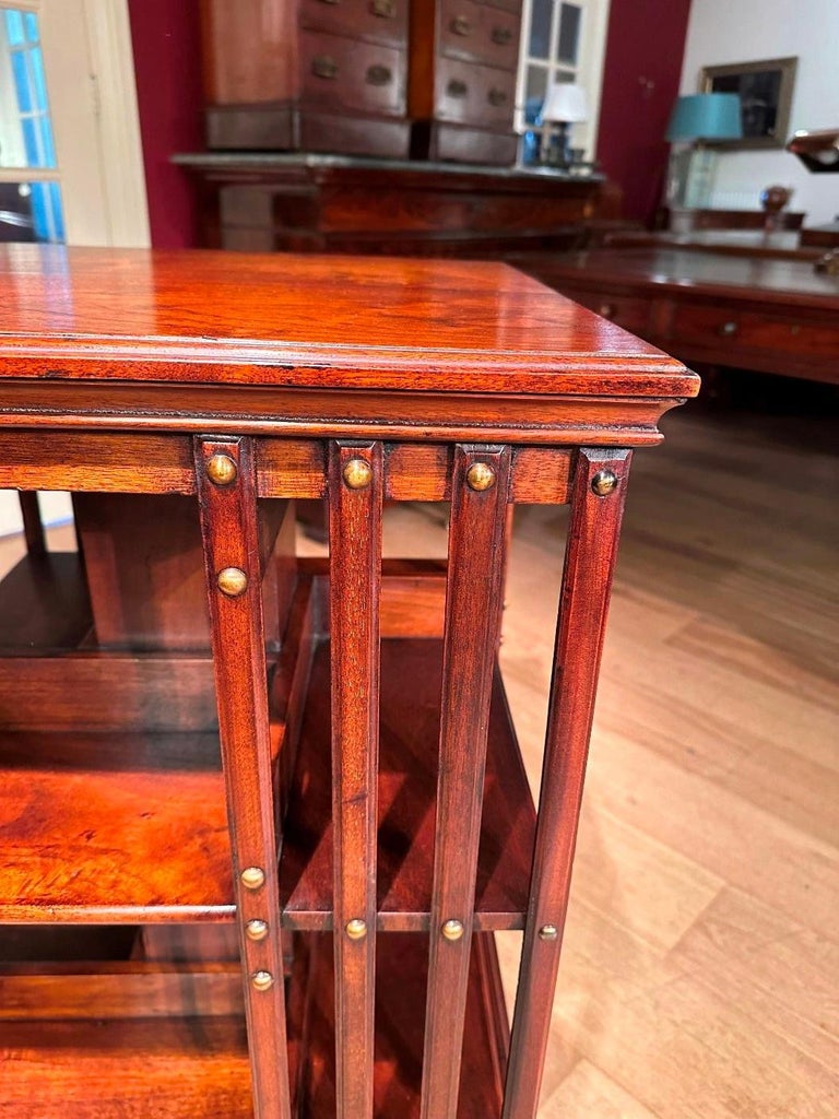 Antique Revolving Bookcase For Sale at 1stDibs