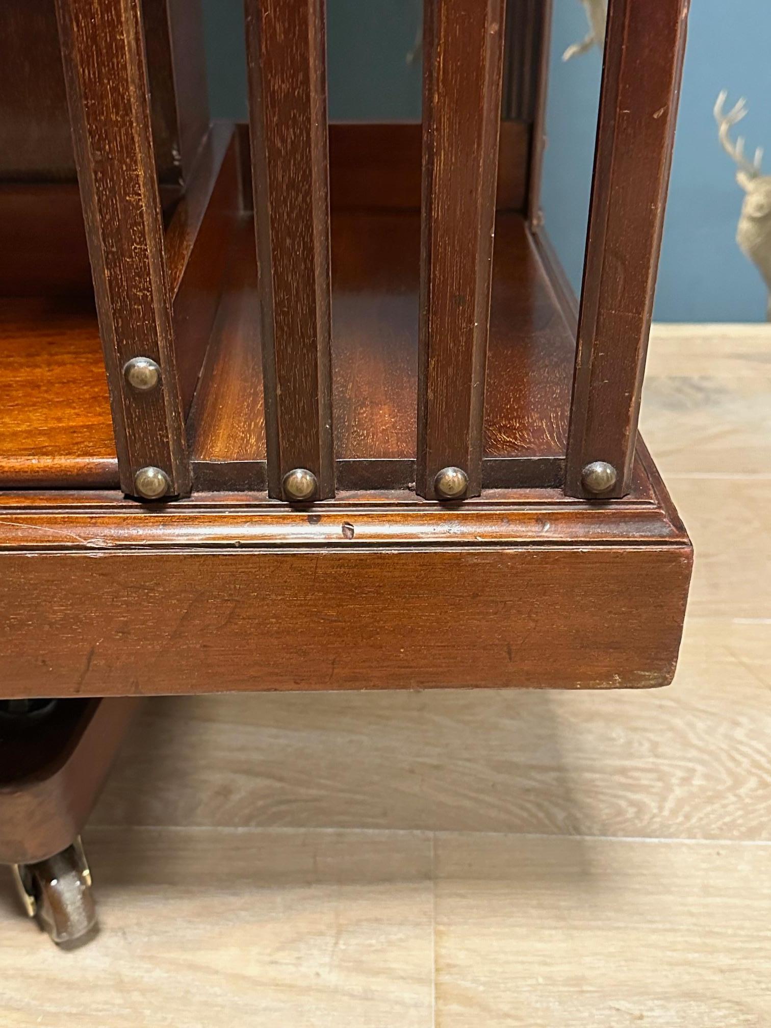 Antique revolving bookcase For Sale at 1stDibs