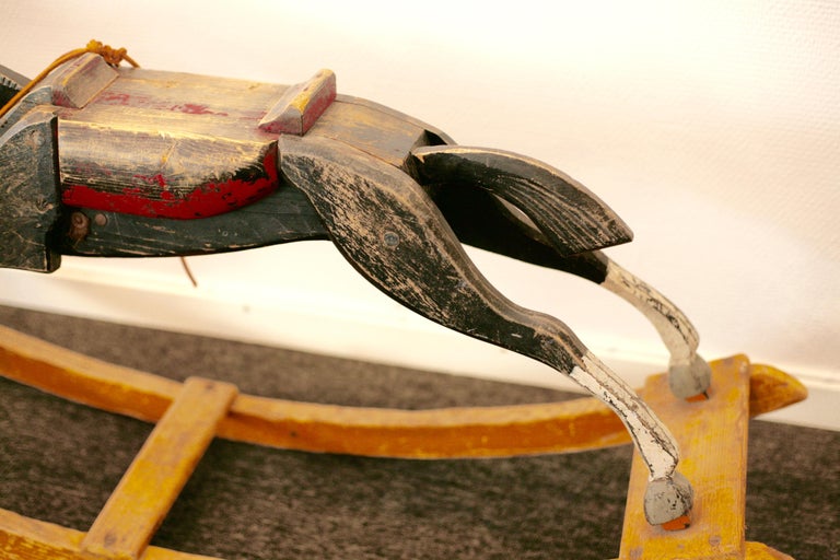 Antique Rocking Horse, circa 1900 For Sale at 1stDibs | 1900 rocking horse