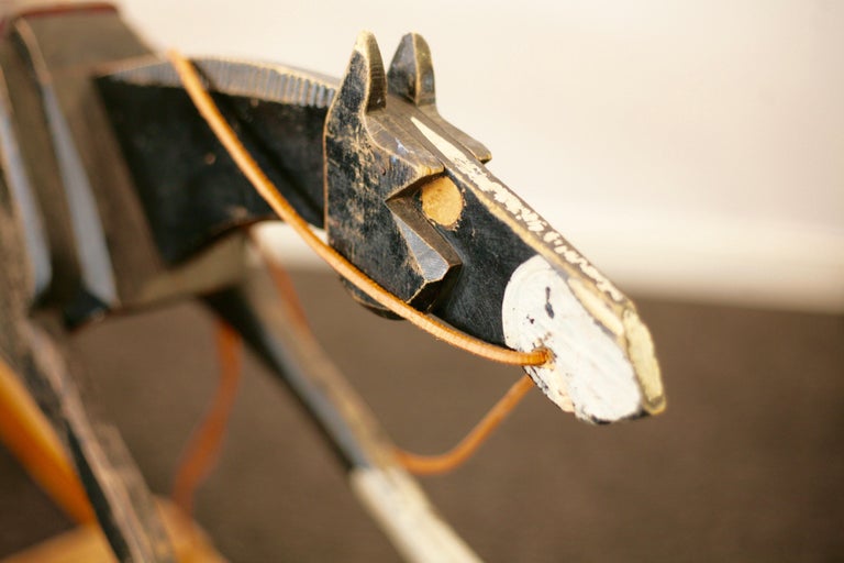 Antique Rocking Horse, circa 1900 For Sale at 1stDibs | 1900 rocking horse