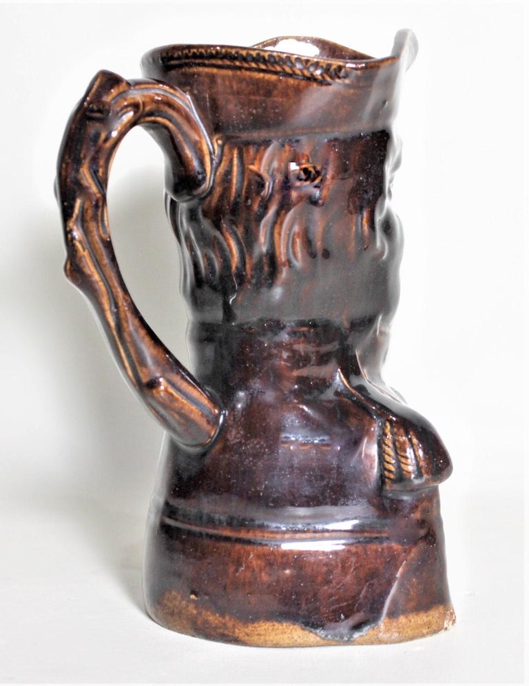 Antique Rockingham Treacle Glazed Lord Wellington Character or Toby Jug ...