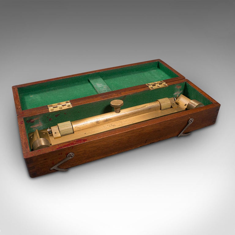 Antique Rolling Parallel Rule, English, Brass, Scientific Instrument ...
