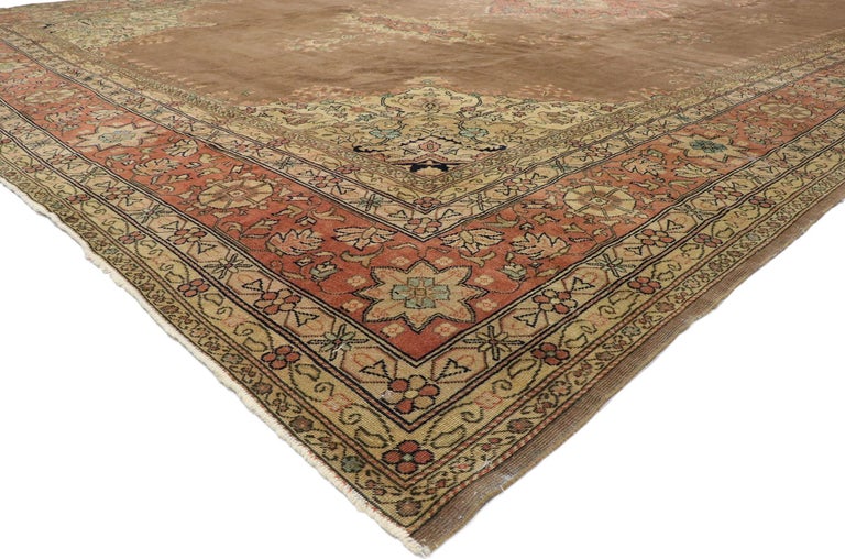 Antique Romanian Palace Size Rug with Rustic Victorian Style For Sale ...