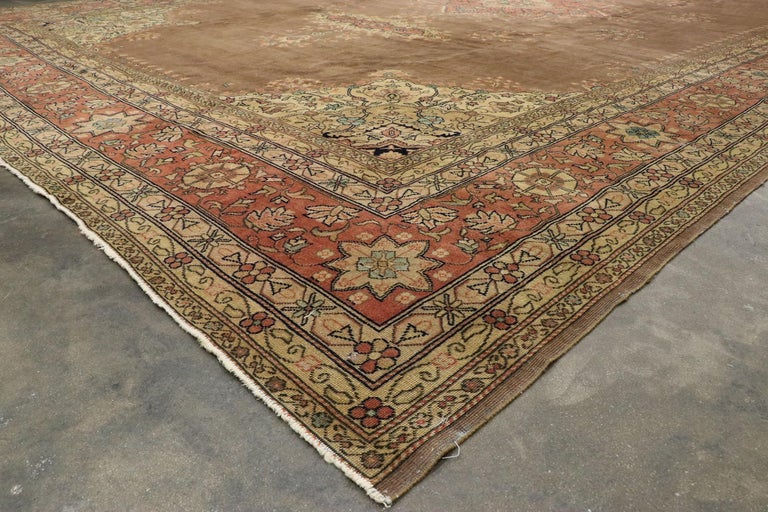 Antique Romanian Palace Size Rug with Rustic Victorian Style For Sale ...
