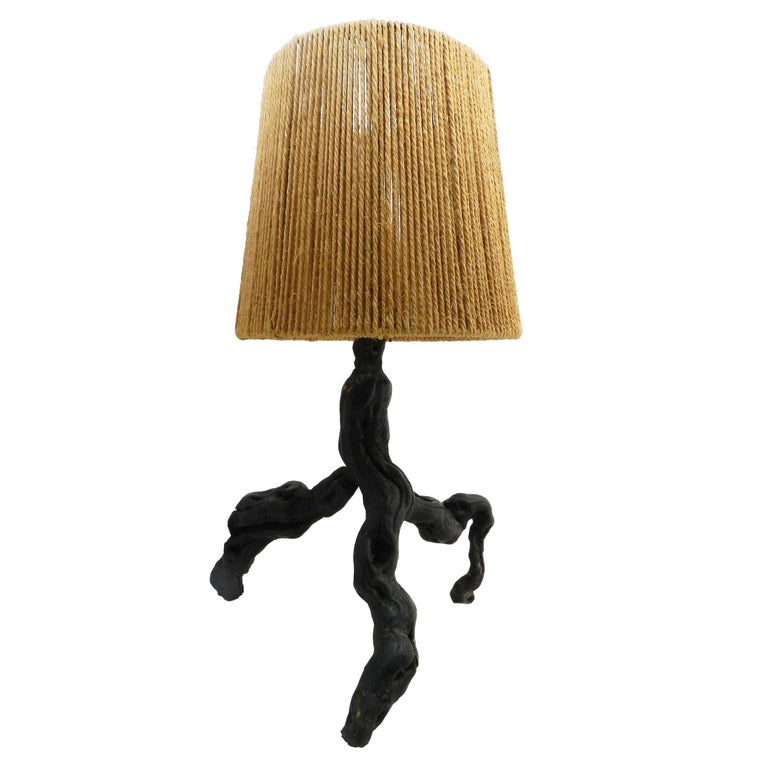 Olive Table Lamp Light Vine Root Mid Century Live Edge FREE SHIPPING ...