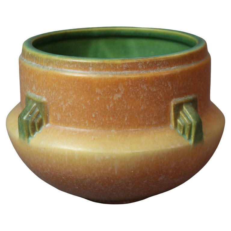 Antique Roseville Art Pottery Artcraft Jardiniere Circa 1930 For Sale ...