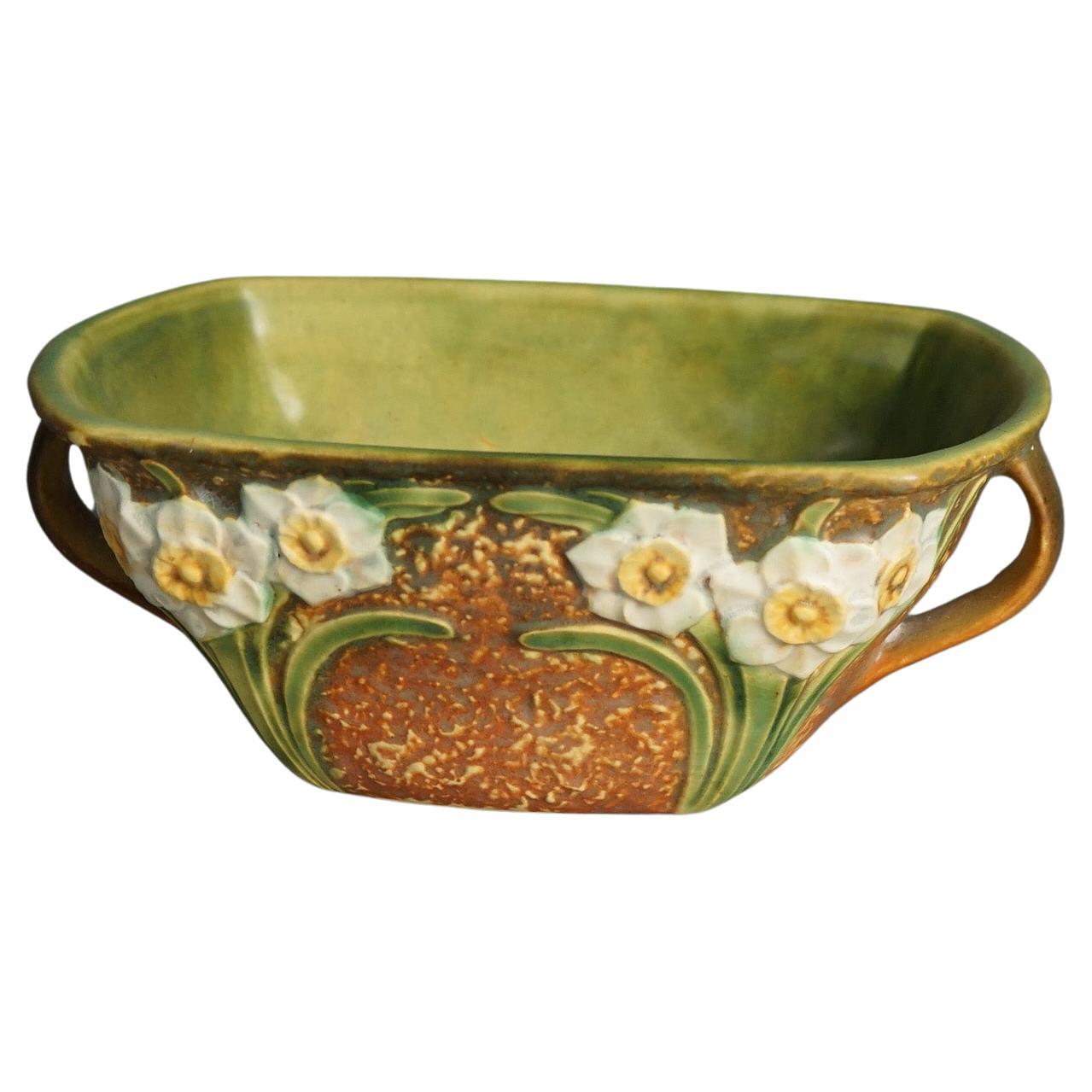 Antique Roseville Art Pottery Bowl with Rosecraft Pattern c1915 For ...