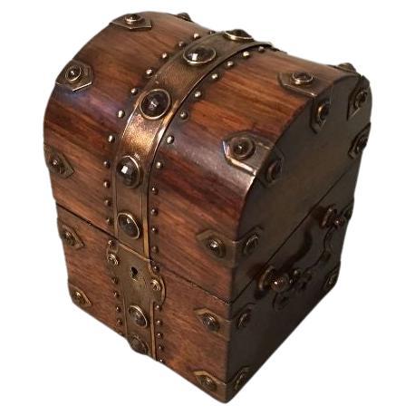 Italian Malachite and Brass Treasure Chest Box at 1stDibs | treasure ...