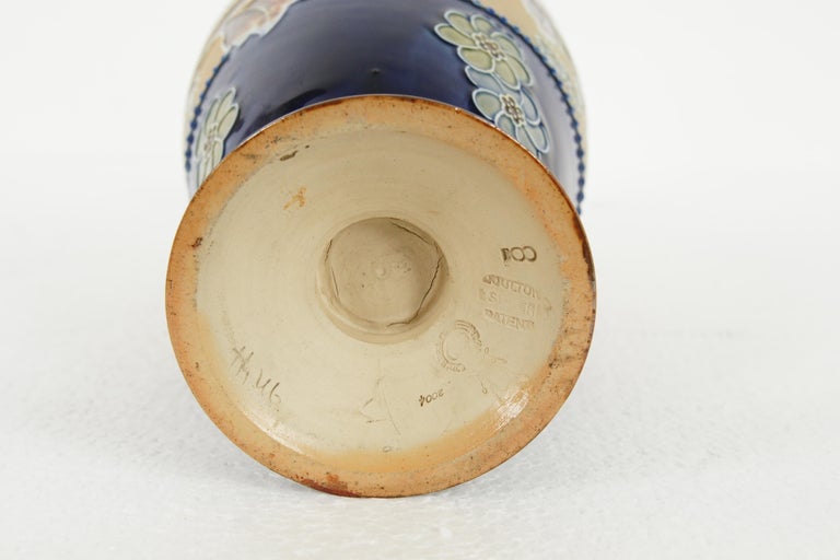 Antique Royal Doulton, Slater Stoneware Vase, B1982 at 1stDibs