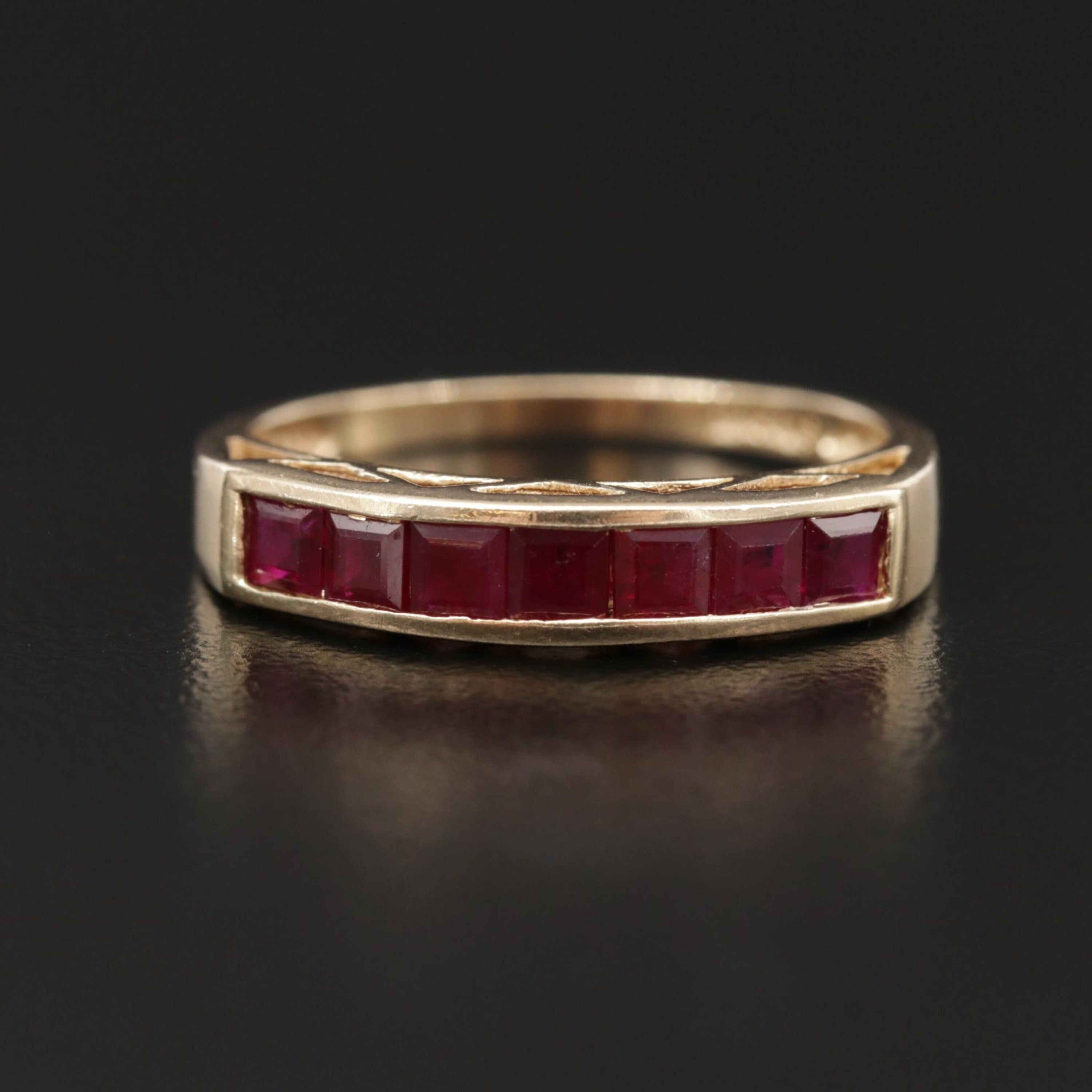 Georgios Collections 18 Karat Yellow Gold Ruby Diamond Etruscan Style ...