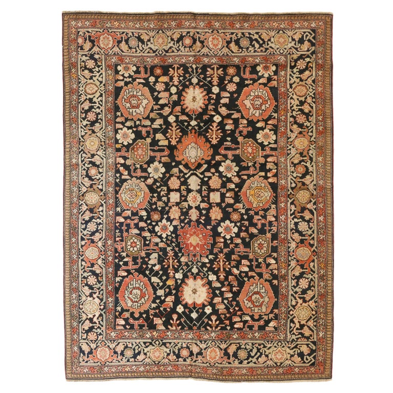 Antique Russia Area Rug Karabagh Design For Sale at 1stDibs