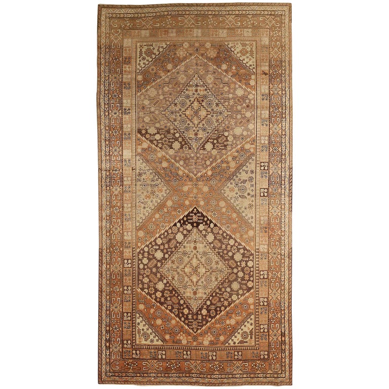 Antique Russian Area Rug Khotan Design For Sale at 1stDibs