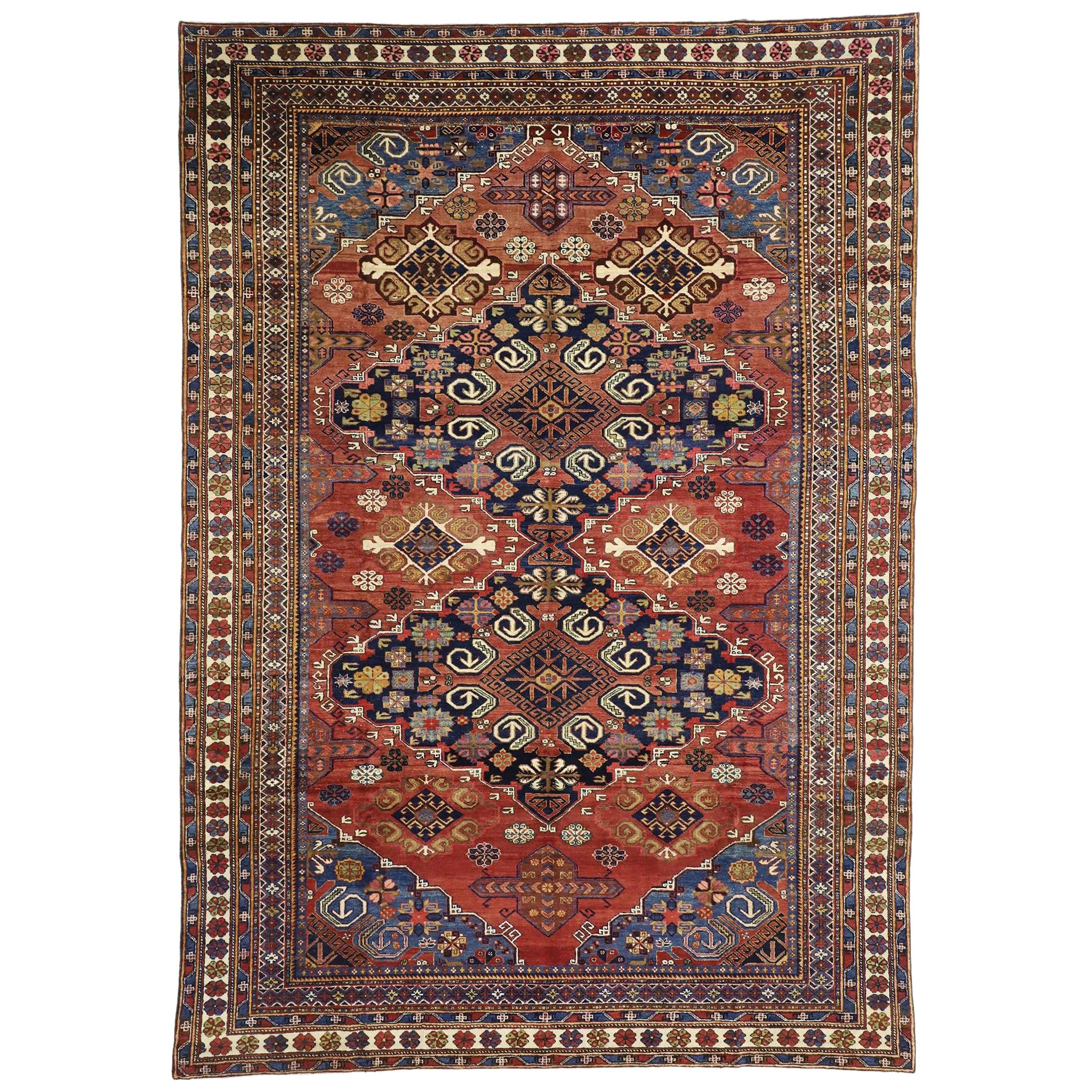 Antique Nomadic Tribal Rug - For Sale on 1stDibs