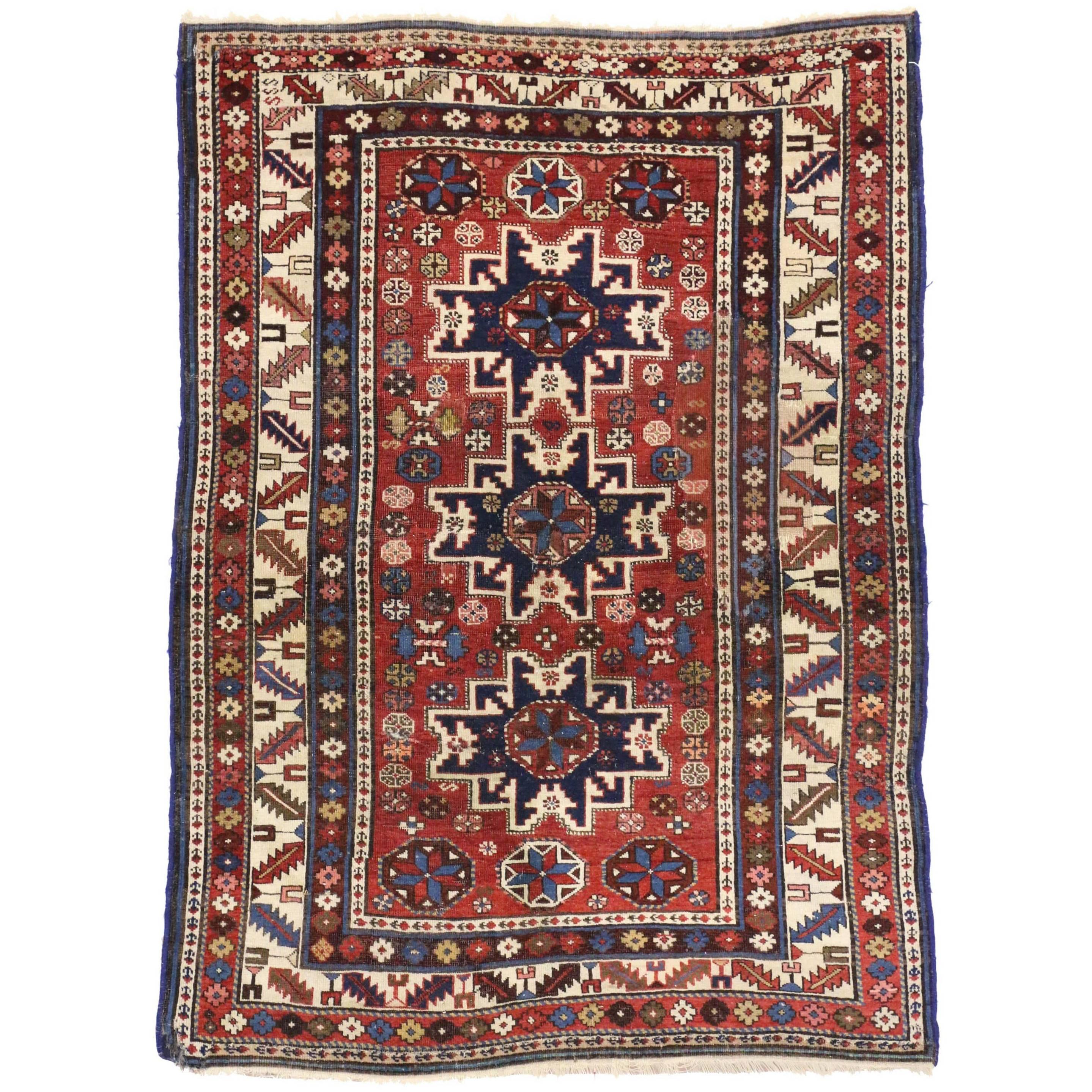 Caucasian Shirvan Rug at 1stDibs