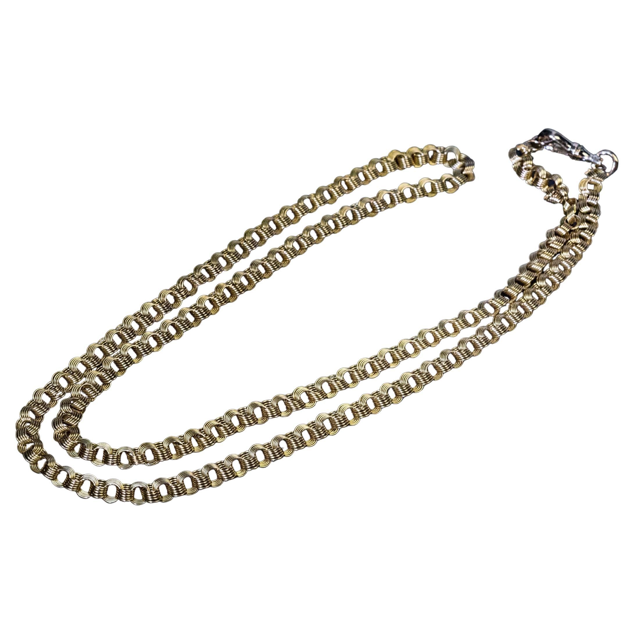 Antique Russian Gold Chain Necklace at 1stDibs | russian gold necklace ...