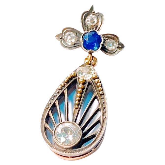 Russian Gold Romanov Eagle Pendant with Original Schaffer Collection ...