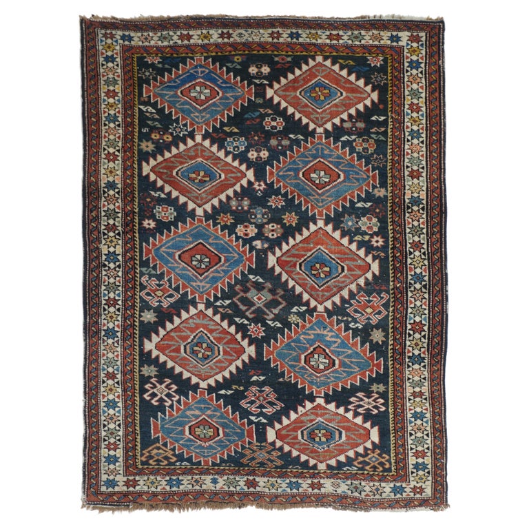 Antique Russian Shirvan Rug For Sale at 1stDibs