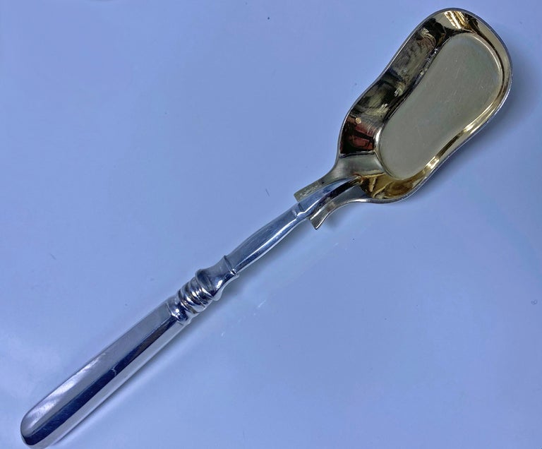 Antique Russian Silver Caviar Spoon, St Petersburg 1895, Assay Master ...