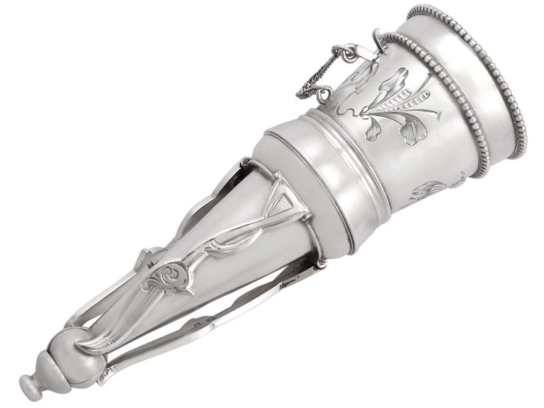 1900s Antique Russian Silver Posy Holder For Sale at 1stDibs