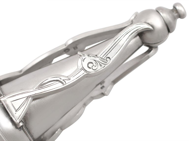 1900s Antique Russian Silver Posy Holder For Sale at 1stDibs