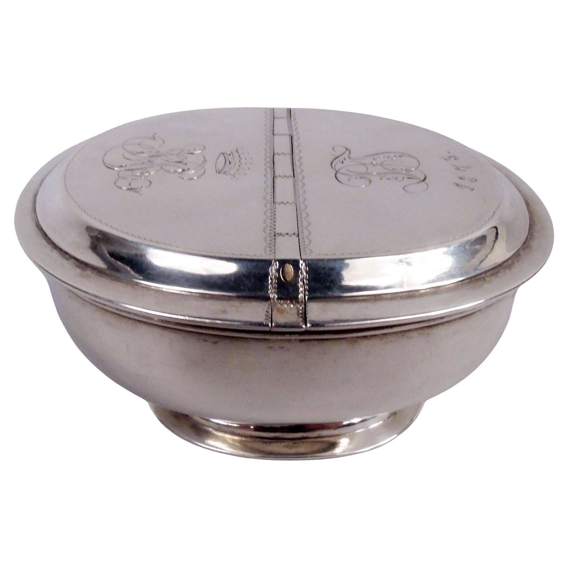 Antique Russian Silver Spice Box, 1875 For Sale at 1stDibs