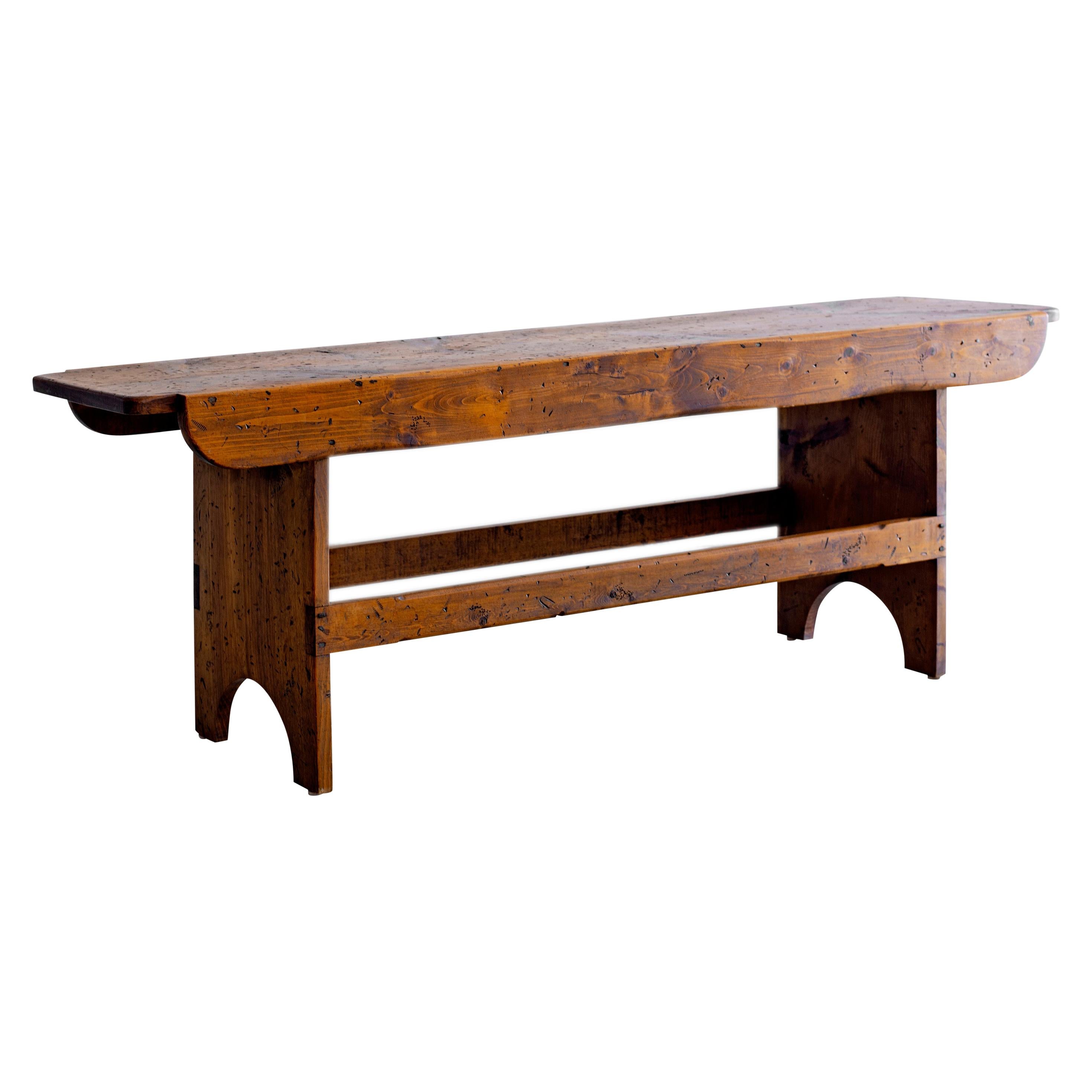Antique Rustic Bench at 1stDibs