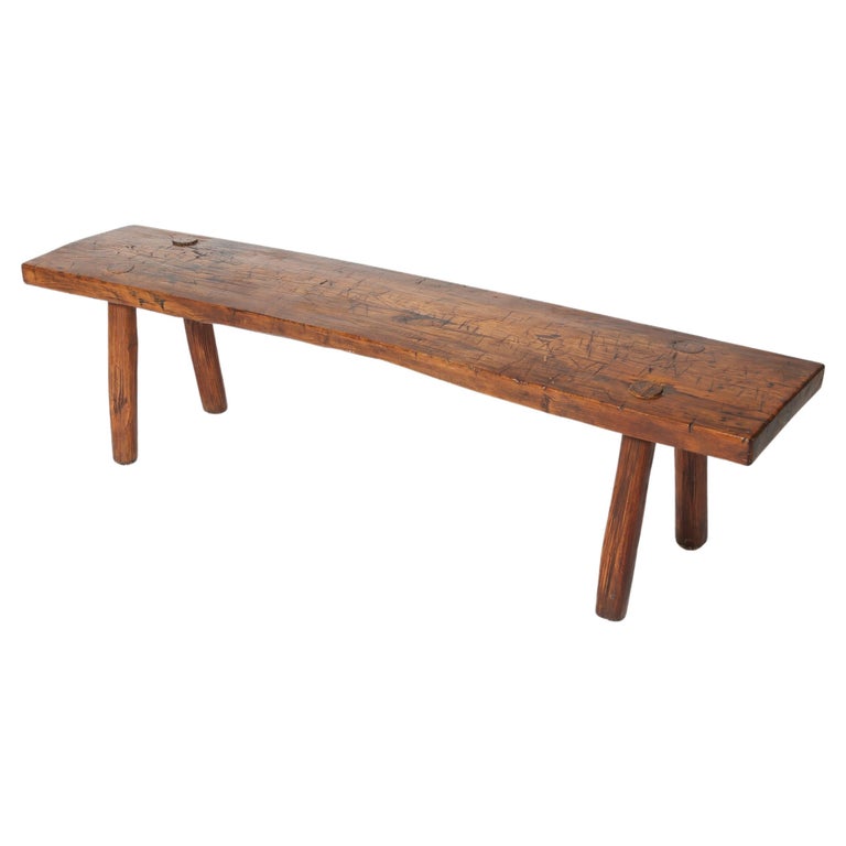 Antique Rustic Bench at 1stDibs