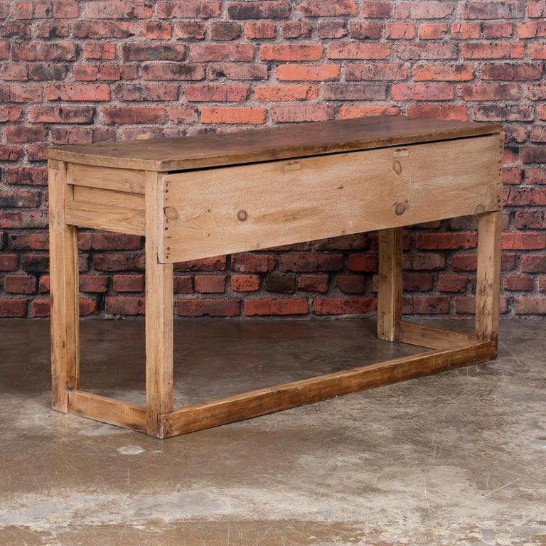 Antique Rustic French Provincial Console Table at 1stDibs