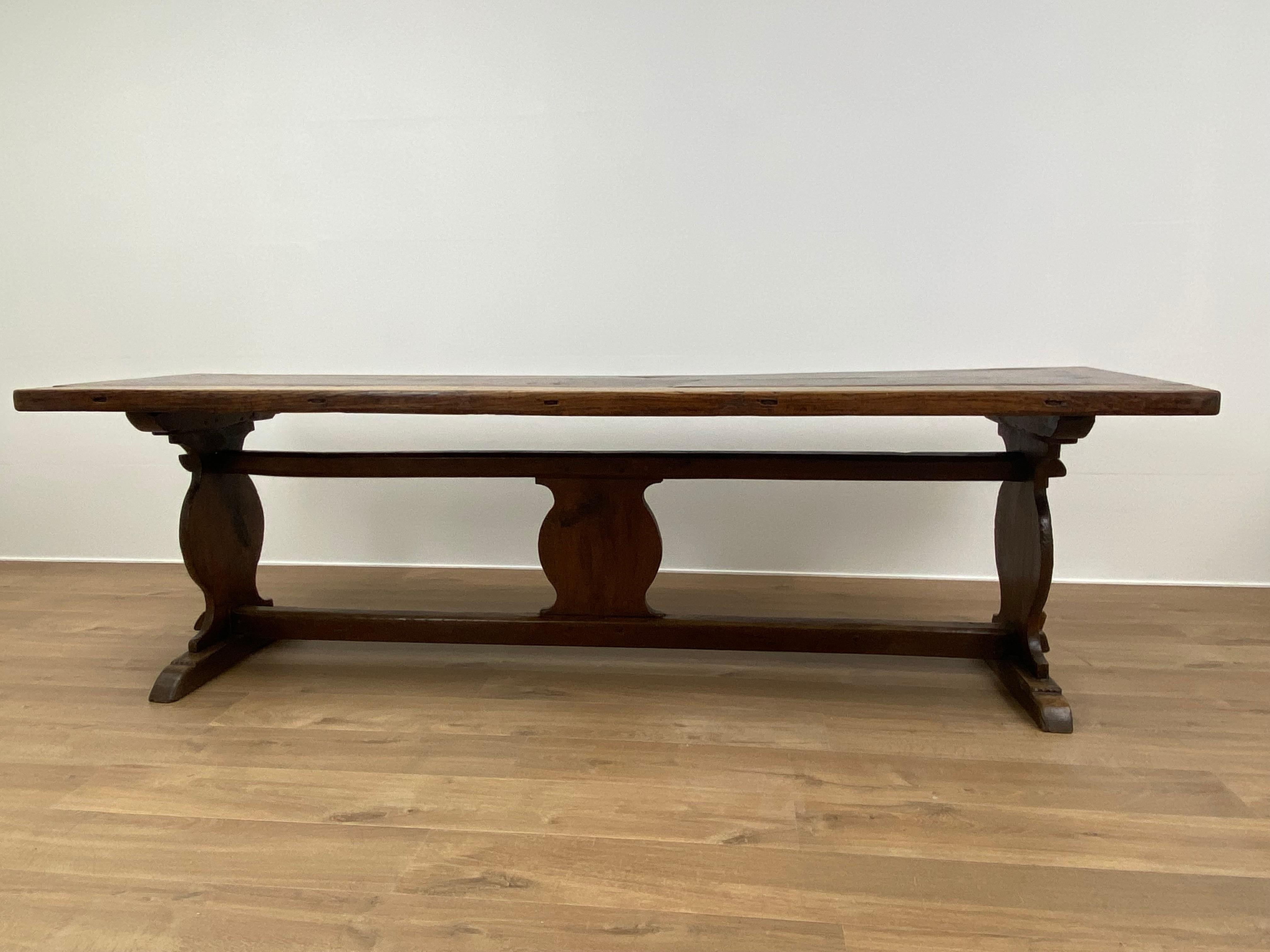 Antique Rustic French Refectory Table in Oak For Sale at 1stDibs ...