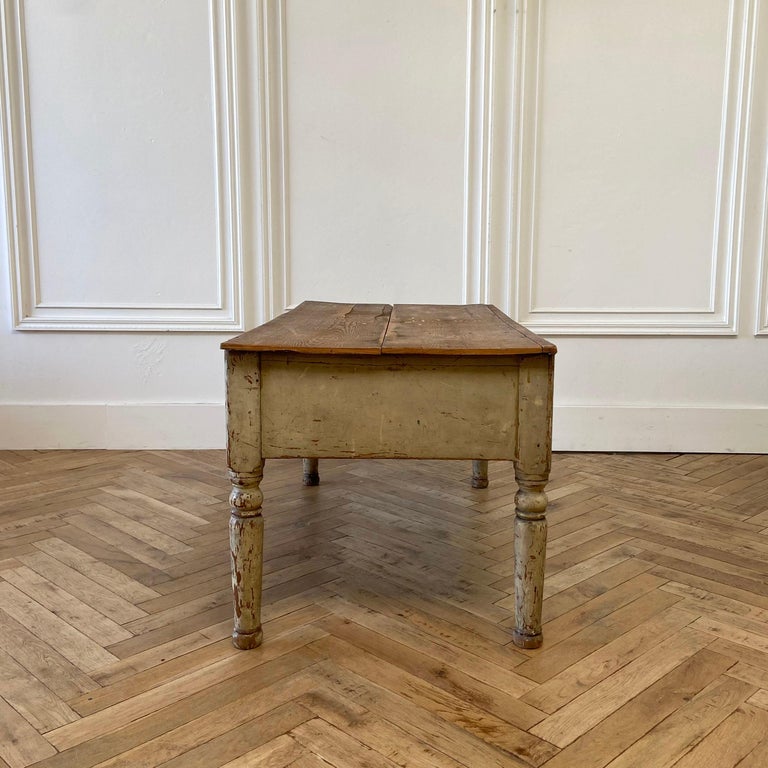 Antique Rustic Primitive Style Low Table or Coffee Table For Sale at ...