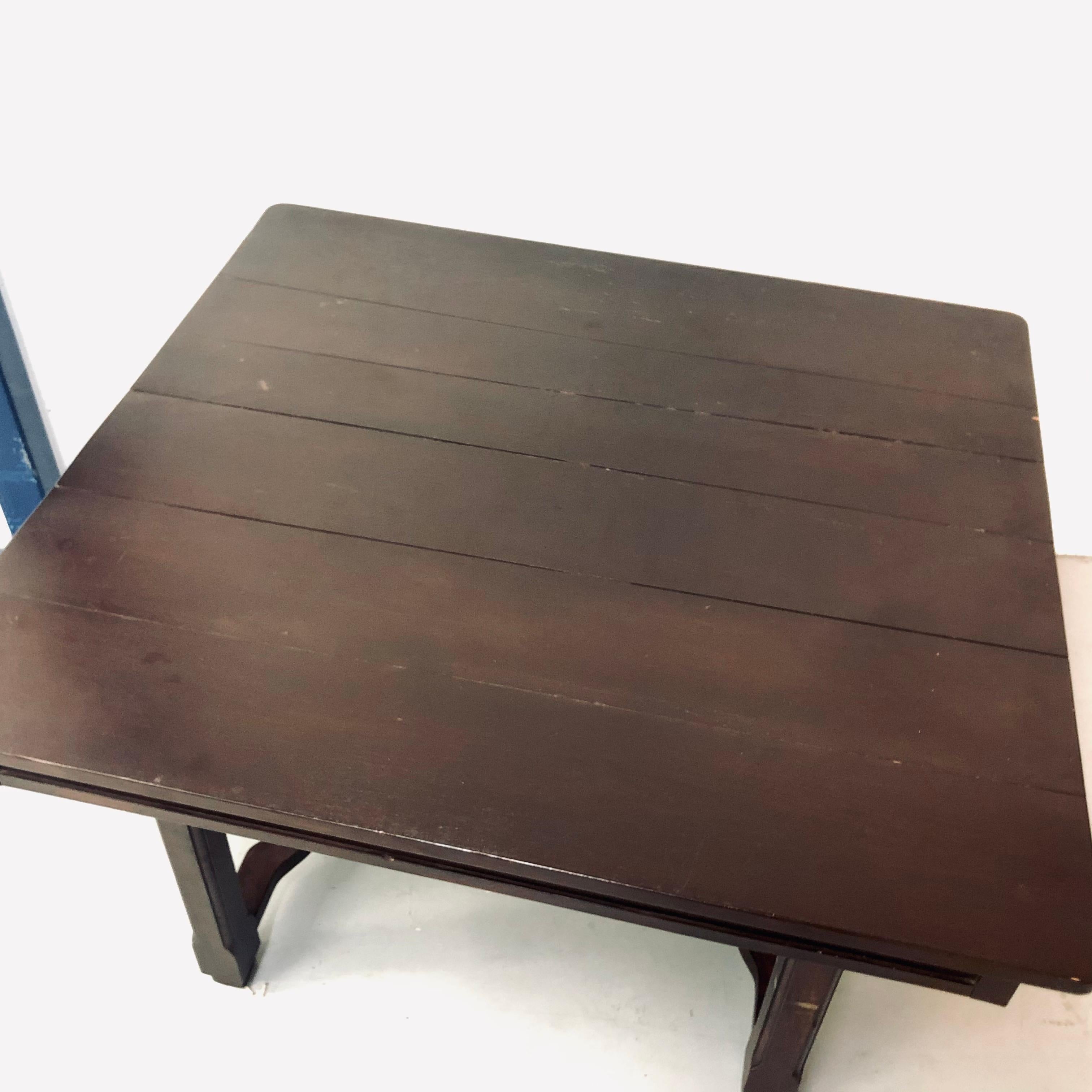 Antique Rustic Spanish Table, 1800s Table Island in Solid Wood For Sale ...