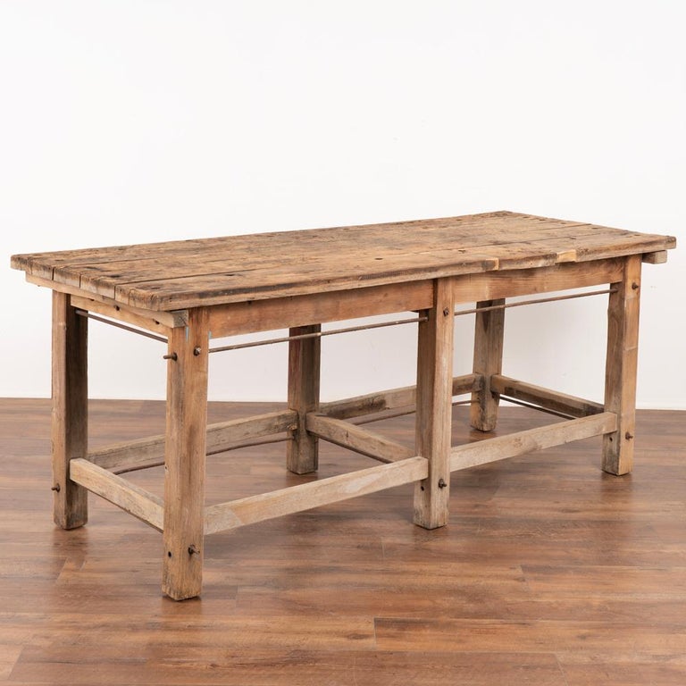 Antique Rustic Work Table with Two Drawers from Hungary circa 1880 For ...