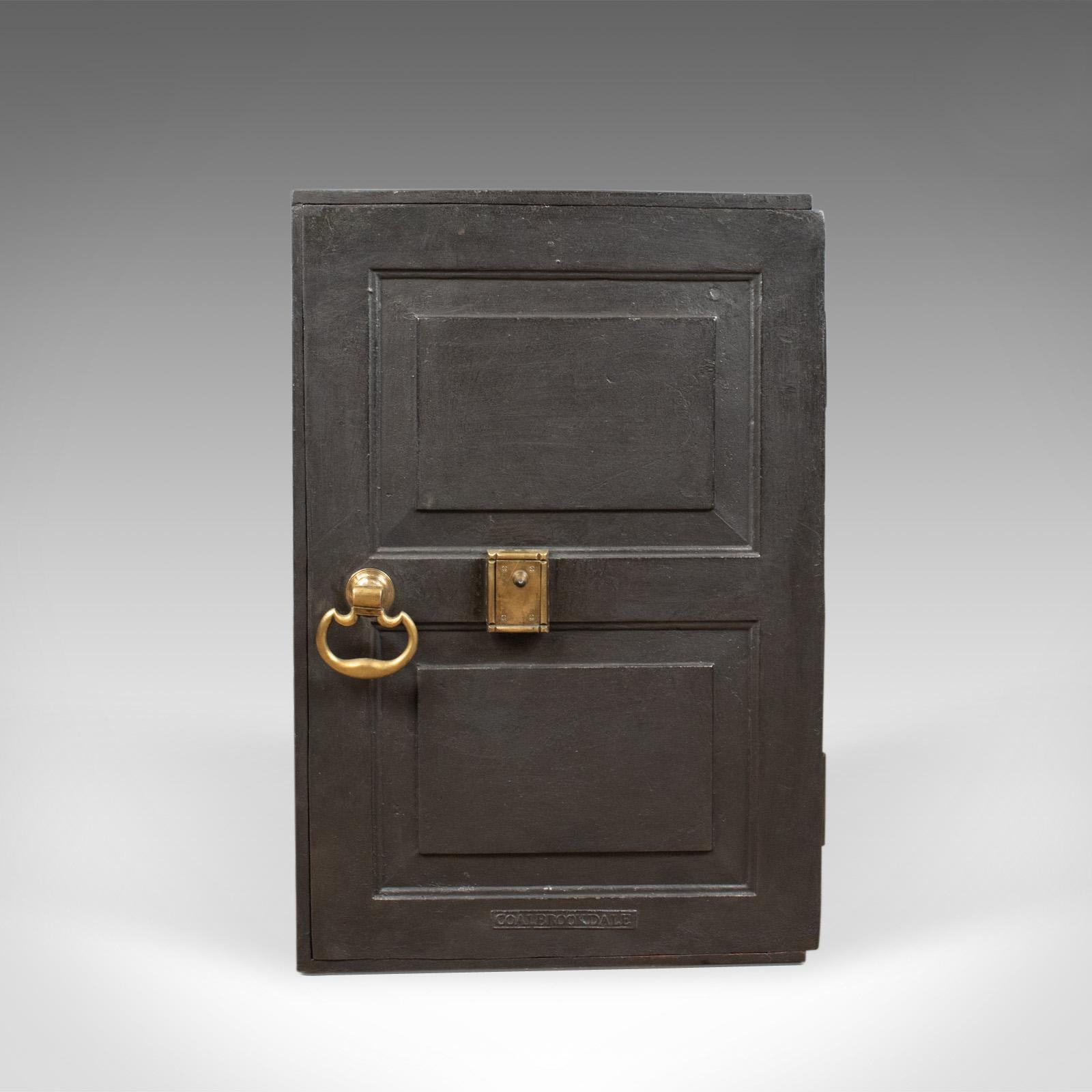 Antique Safe, English, Victorian, Cast Iron, Coalbrookdale, circa 1880 ...
